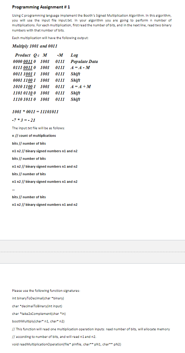 Solved Input.txt: 5 10 0110101101 1100011001 4 0110 | Chegg.com
