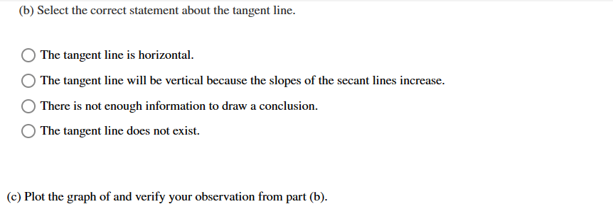 Solved Consider The Function F X 4x A Compute The Slope