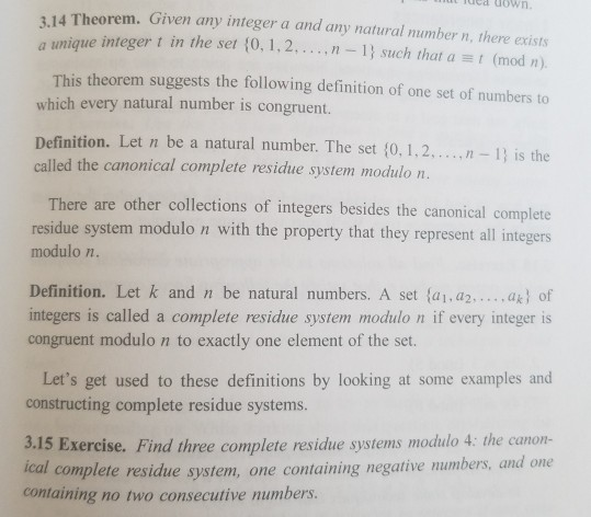 Solved explain in detail/prove 3.14 with definitions then | Chegg.com