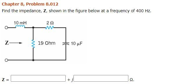 Solved Chapter 8 Problem 8001 Circuit Solution Given 3589