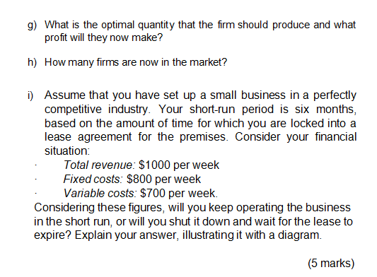 Solved Consider the graphs below, which depict a firm in a | Chegg.com