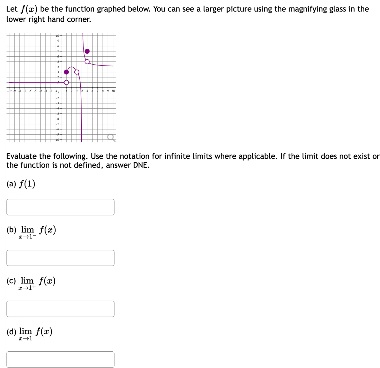 Solved Let f(x) be the function graphed below. You can see a | Chegg.com