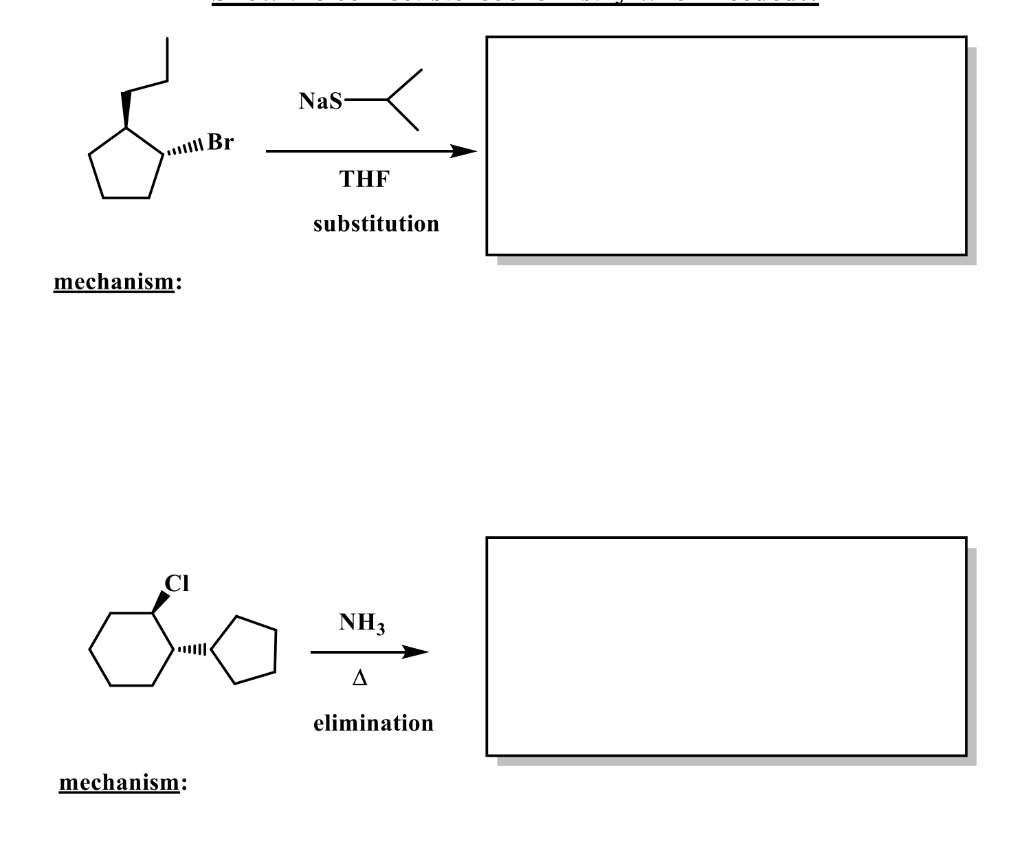 Solved NaS- 11111Br THF substitution mechanism: NH3 | Chegg.com