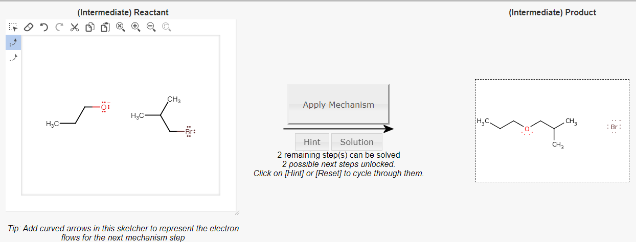 Solved (Intermediate) Product (Intermediate) Reactant X ® © | Chegg.com