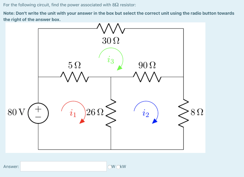 Solved For the following circuit, what is the KVL equation | Chegg.com