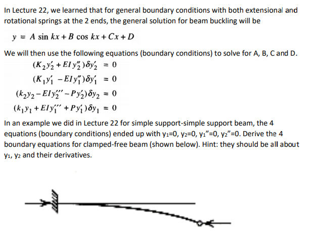 In Lecture 22, we learned that for general boundary | Chegg.com
