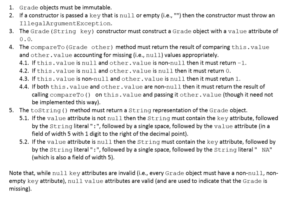 Solved -key java.lang.String -value: java.lang.Double | Chegg.com