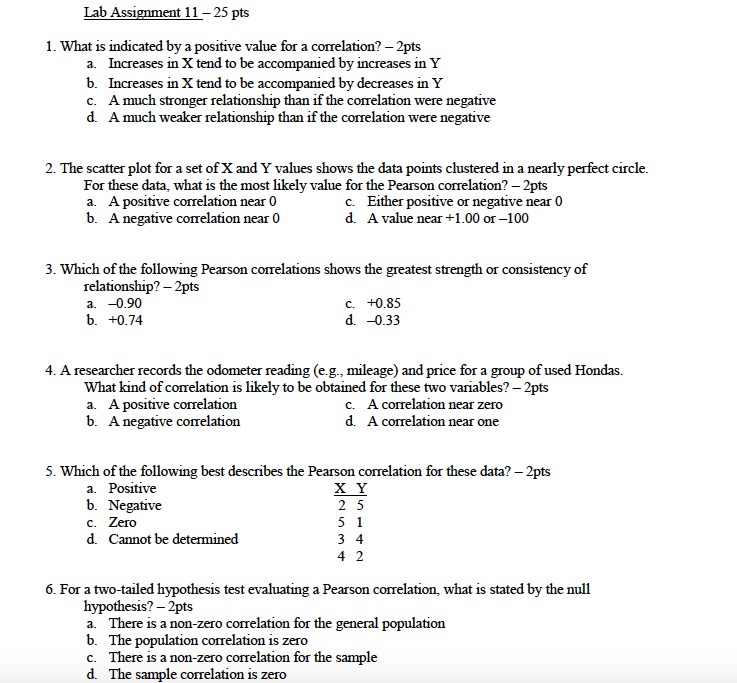 Solved Lab Assignment 11 25 Pts 1 What Is Indicated By A