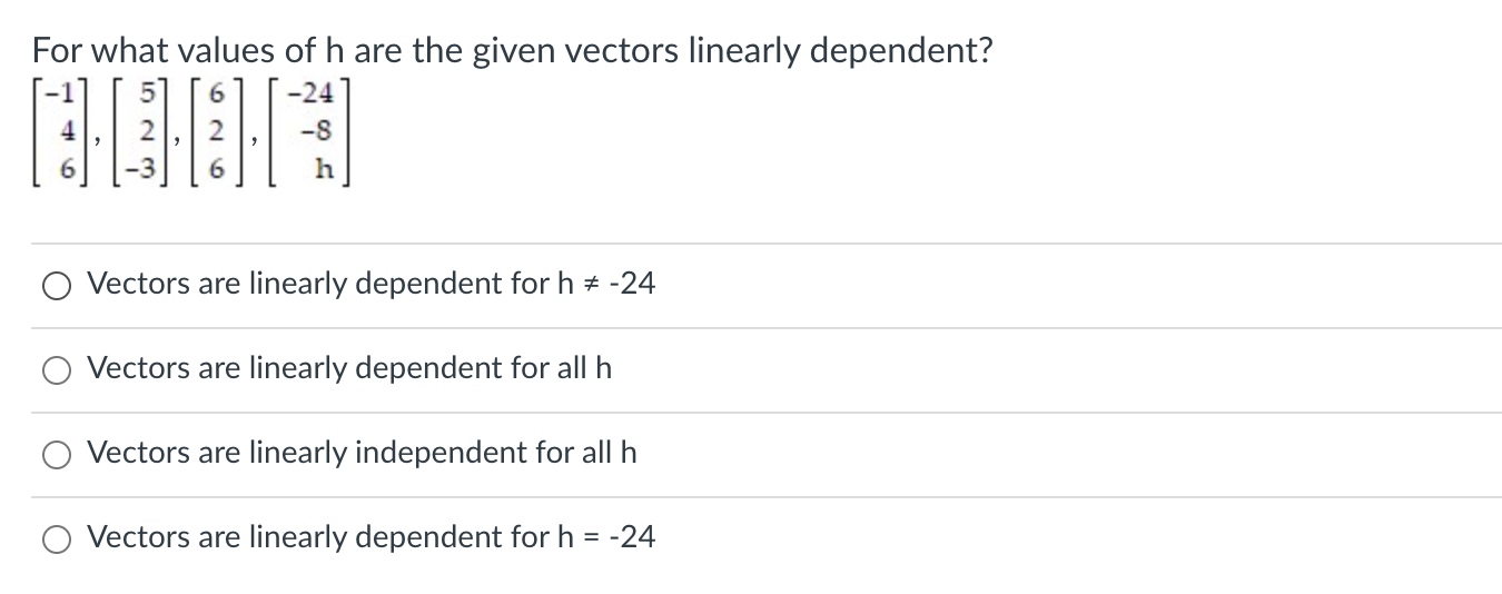 Solved Part 1: Determine if the columns of the matrix A = | Chegg.com