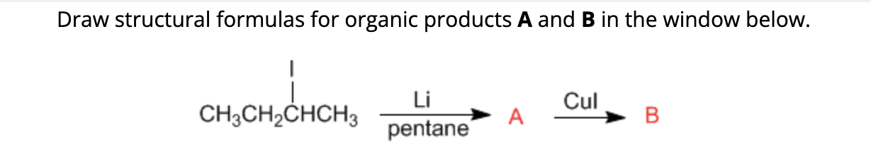 Solved Draw structural formulas for organic products | Chegg.com