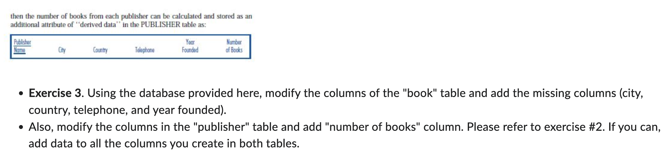 Solved Get screen captures of exercise #1 and #3 and paste | Chegg.com