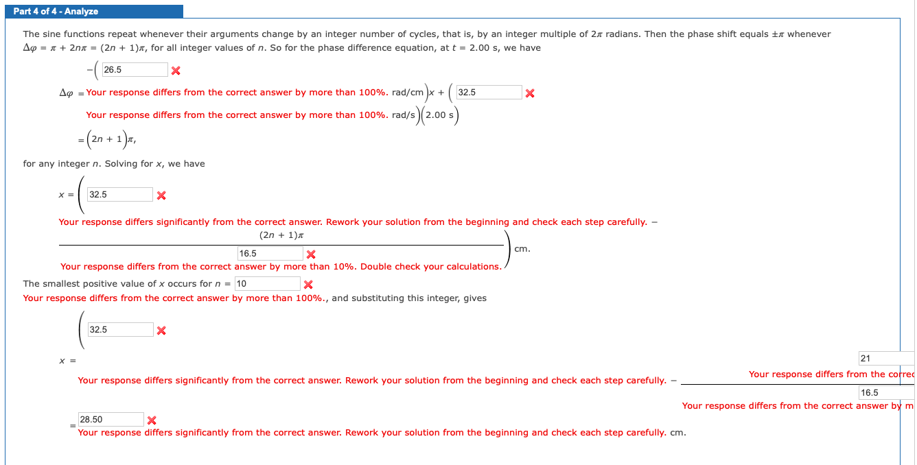 Solved Two sinusoidal waves in a string are defined by the | Chegg.com