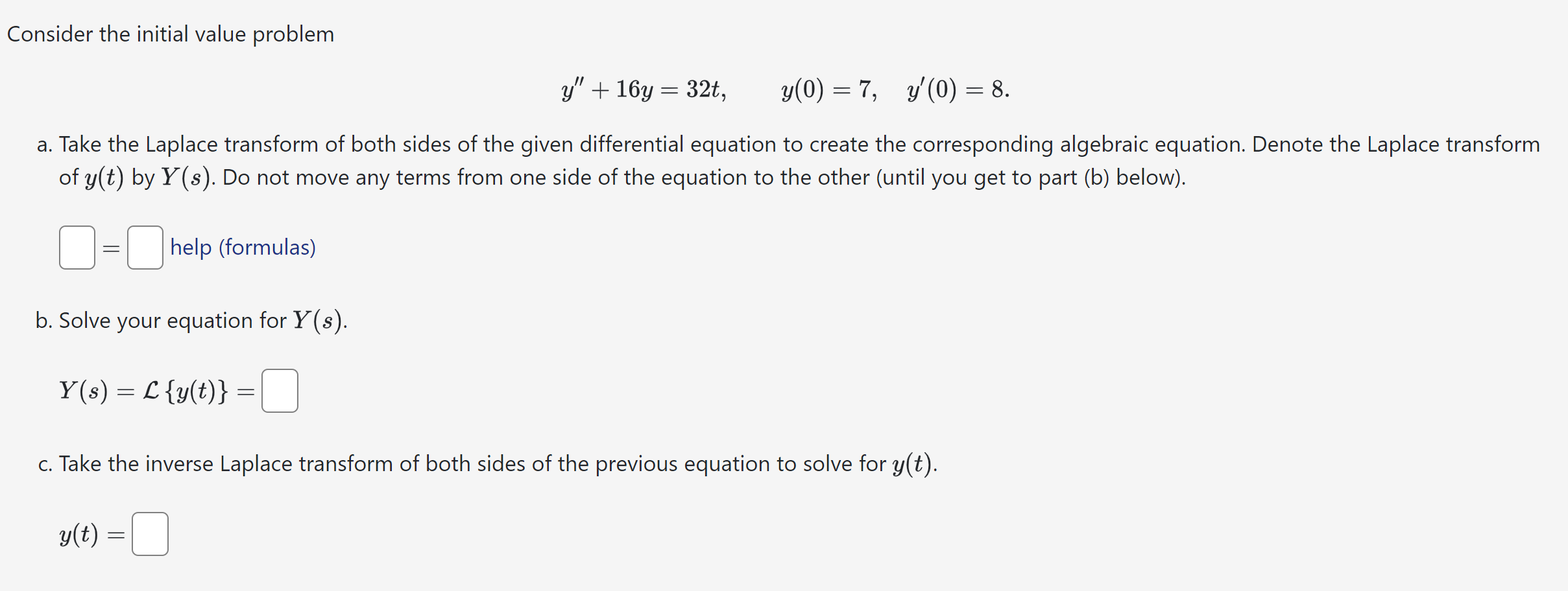 Solved Consider the initial value problem \\[ y^{\\prime | Chegg.com