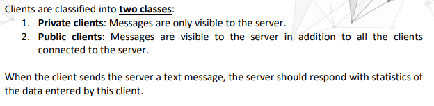Solved Example: /*Note that the client user account in the | Chegg.com
