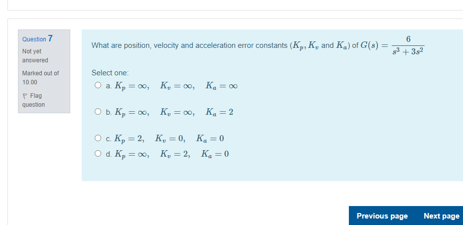 Solved What are position, velocity and acceleration error | Chegg.com