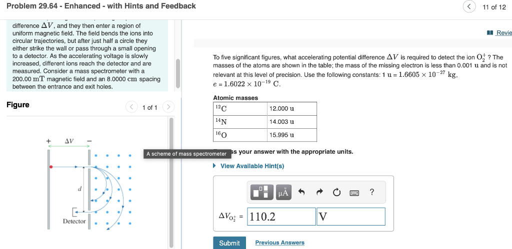 Solved Problem 29.64 - Enhanced - with Hints and Feedback 11 | Chegg.com