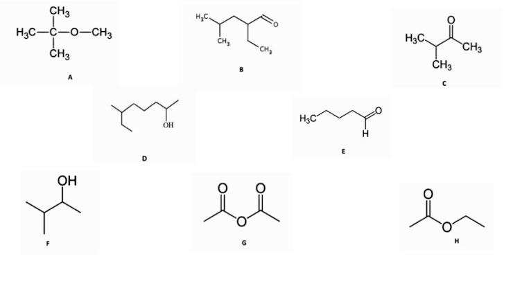 Solved A. B and D are structural chain and function | Chegg.com
