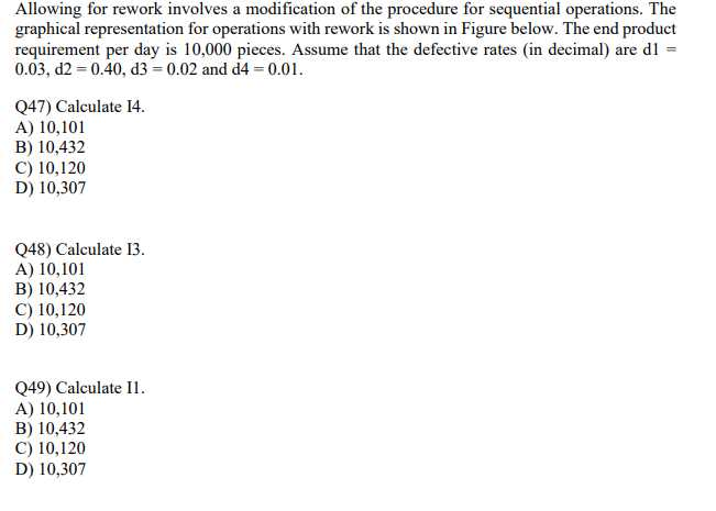 Solved Allowing for rework involves a modification of the | Chegg.com