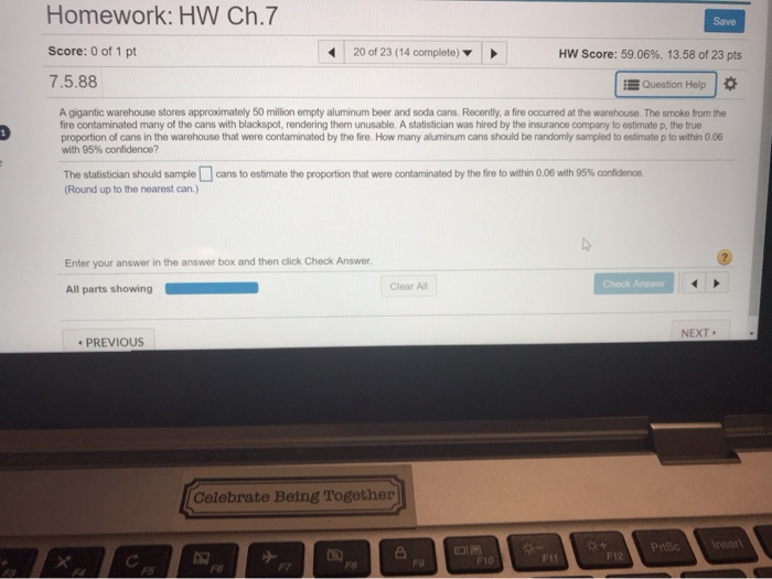 Solved Homework: HW Ch.7 Save Score: 0 of 1 pt 20 of 23 (14 | Chegg.com