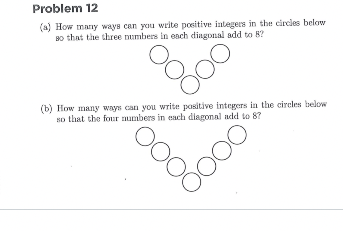 Solved (a) How many ways can you write positive integers in | Chegg.com