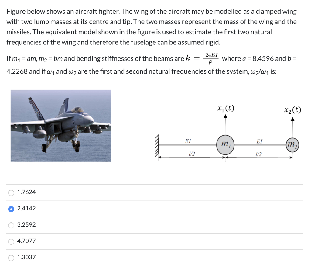 Solved Figure below shows an aircraft fighter. The wing of | Chegg.com