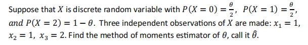 Solved Suppose that X is discrete random variable with | Chegg.com