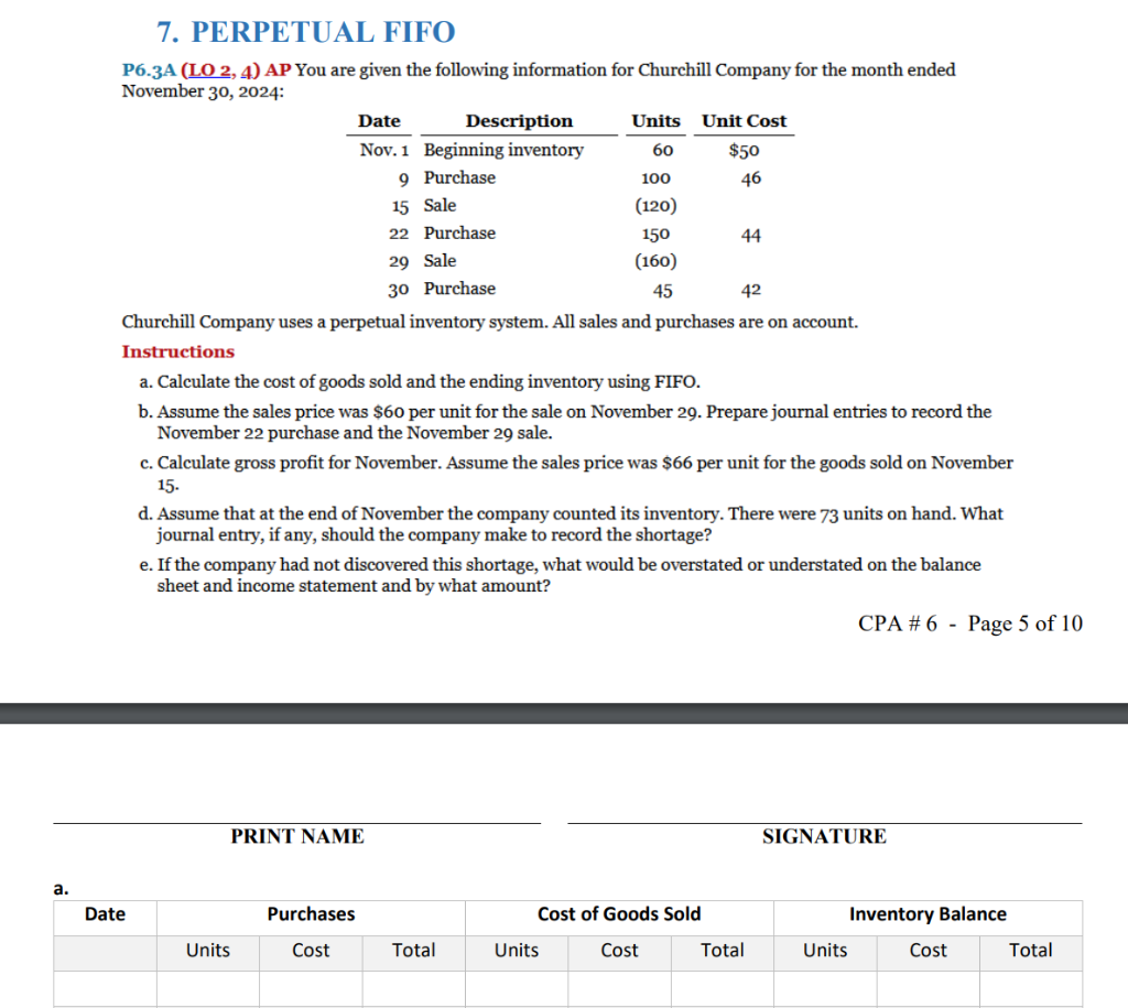 Solved P6.3A ( LO2,4) AP You are given the following | Chegg.com