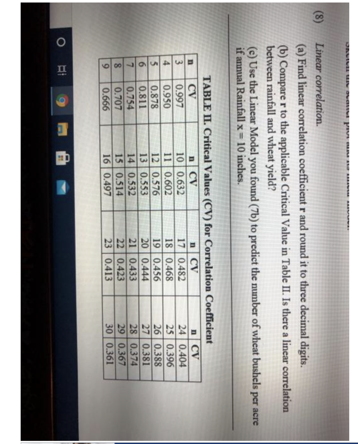 Linear correlation. (a) Find linear correlation | Chegg.com