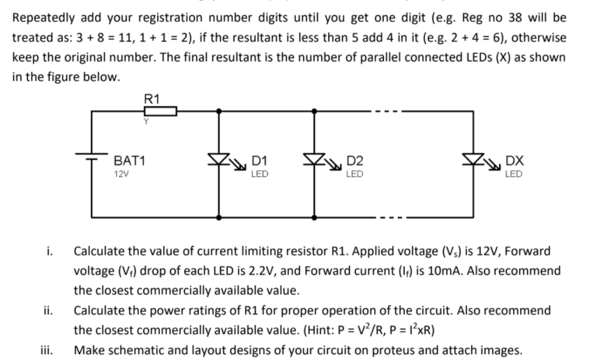 Solved Repeatedly add your registration number digits until | Chegg.com