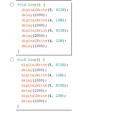 Solved You have two LEDs (let's say blue and red) attached | Chegg.com