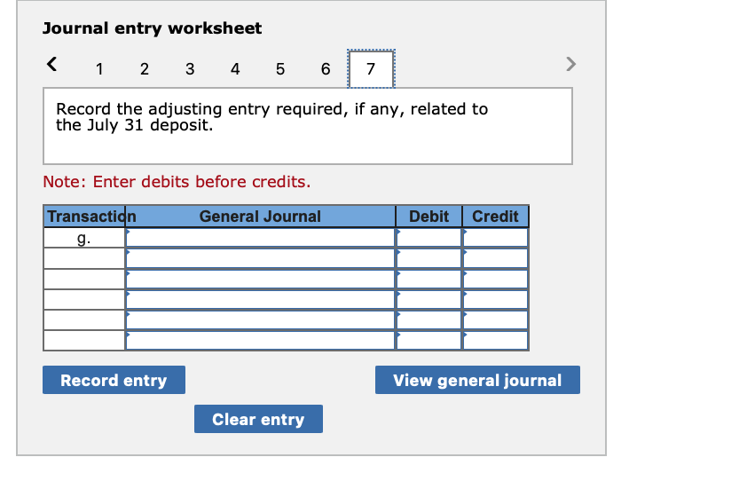 Solved Journal entry worksheet Record the adjusting entry | Chegg.com