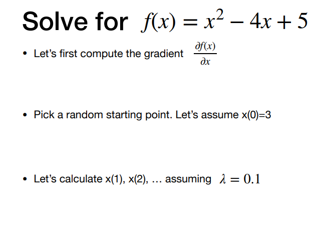 Solved Solve for f(x)=x2-4x+5Let's first compute the | Chegg.com