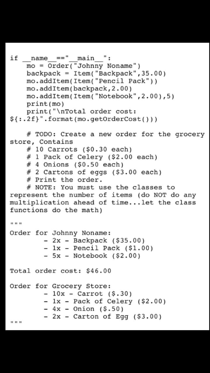 Solved Some of the code is already done but it does not run. | Chegg.com
