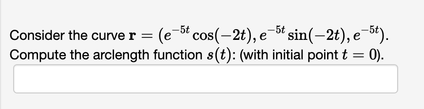 Solved Consider the curve | Chegg.com