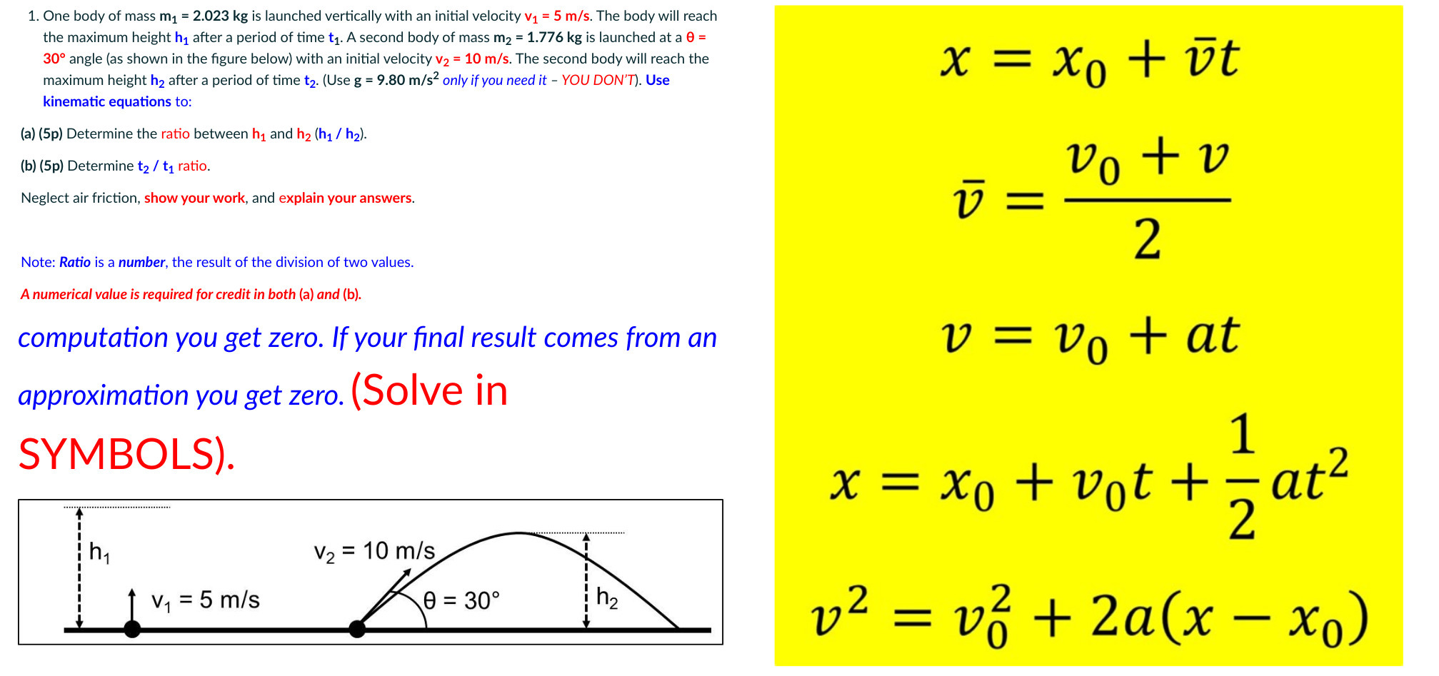 Solved Help Solve show steps and work. SOLVE IN SYMBOLS | Chegg.com