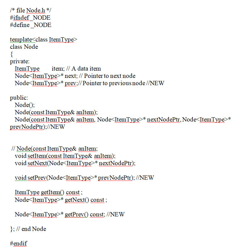 Solved 1.0 Modify the LinkedList and Node classes to make a | Chegg.com