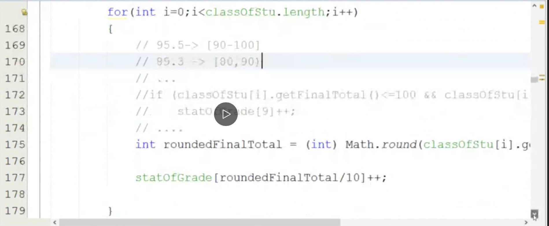Solved Change this traditional for loop to an enhanced for | Chegg.com