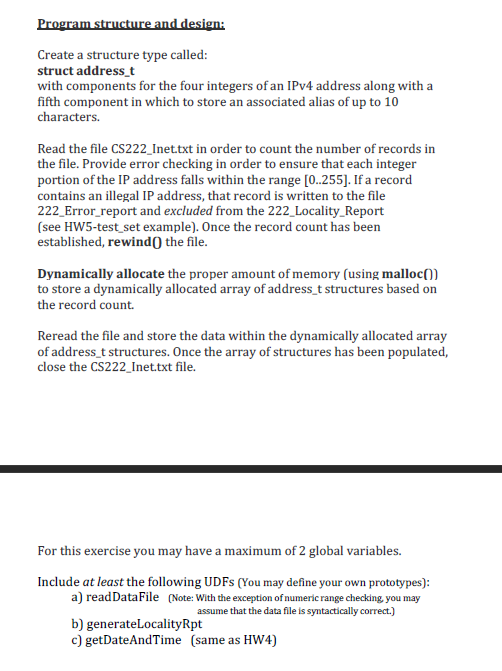 Solved Example CS222_Inet.txt: 111.22.3.44 | Chegg.com