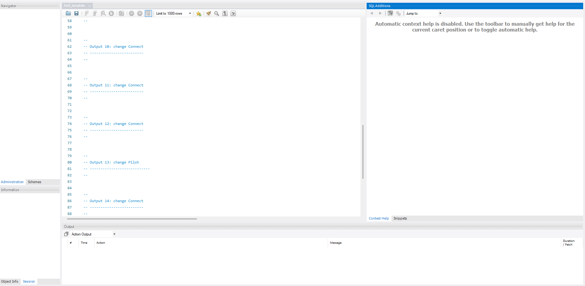 Solved Output 12: change ConnectOutput 15: clean uptimes. | Chegg.com