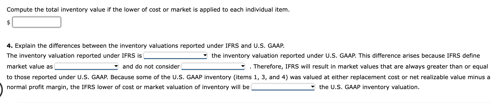 Solved Palmquist Company has five different inventory items | Chegg.com