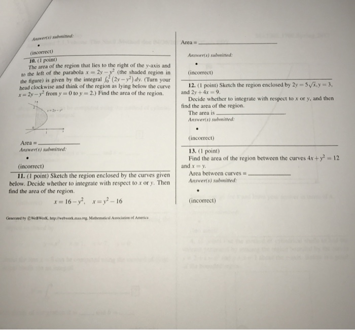 Solved Hello, This is printed calculus 2 homework on web | Chegg.com
