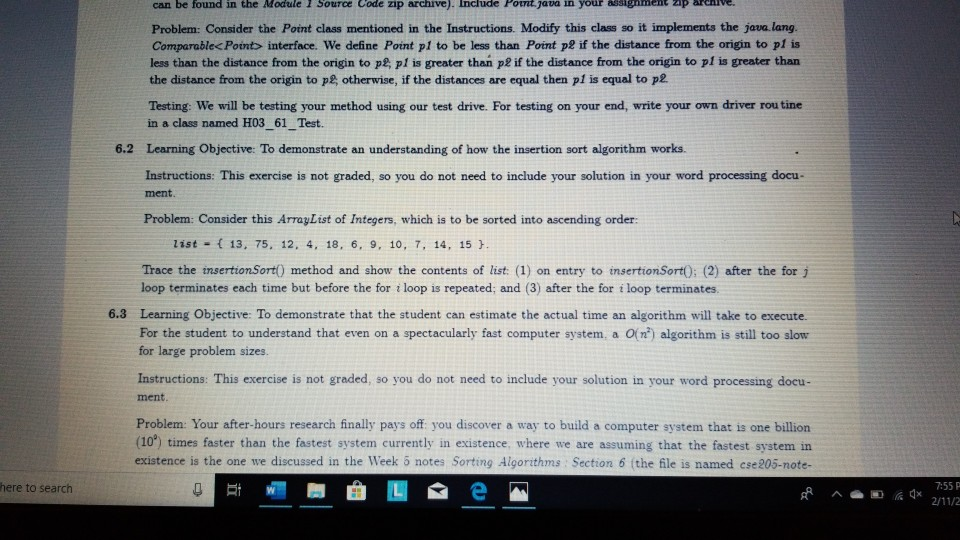 Solved 3.1 Learning Objective: To write a recursive method. | Chegg.com