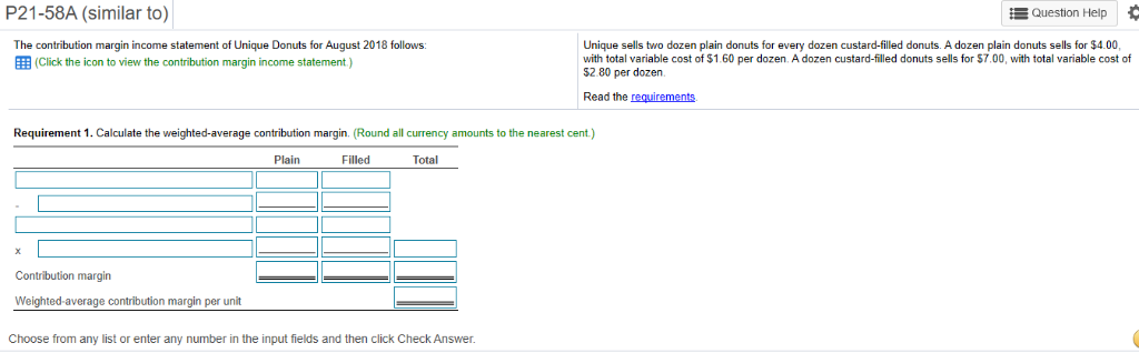 Solved - X Requirements 1. Calculate the weighted-average | Chegg.com