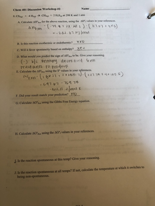 Solved Chem 401 Discussion Workshop # 2 Name 8. CSe+4 He | Chegg.com