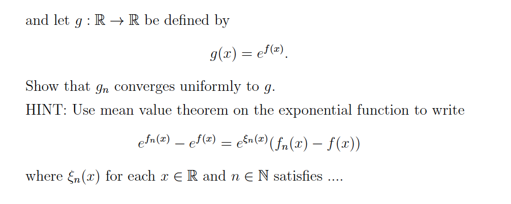 Solved Q5 You are given that a sequence n RR of functions | Chegg.com