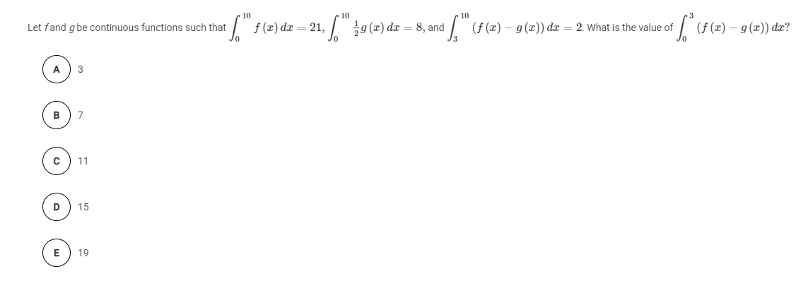 Solved Let fand gbe continuous functions such that 1" $ (2) | Chegg.com
