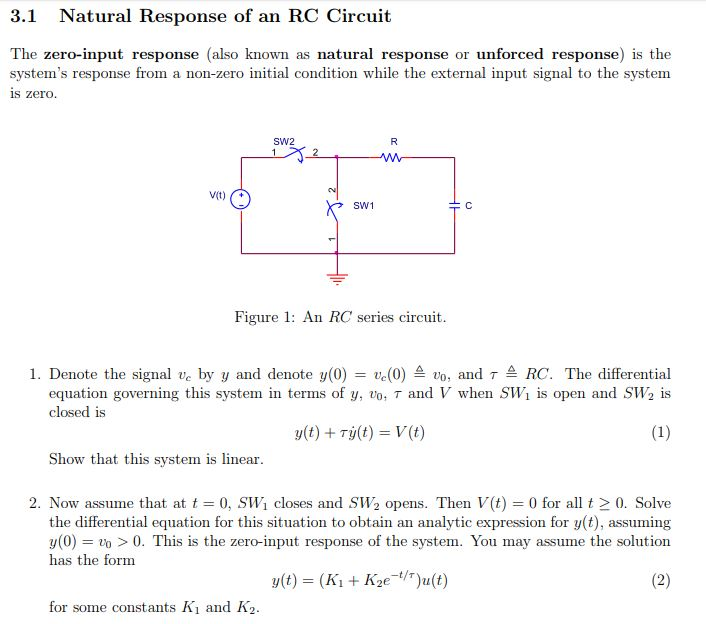 Solved 3 Pulse and Impulse Response of an RC circuit A | Chegg.com