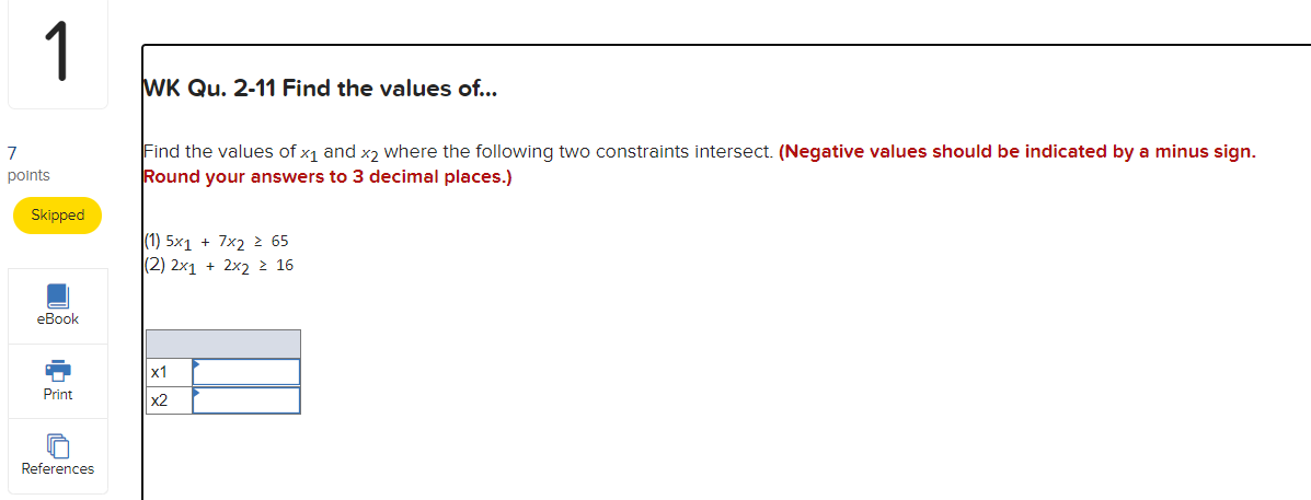 Solved WK Qu. 2-11 Find the values of... Find the values of | Chegg.com Solved WK Qu. 2-11 Find the values of... Find the values of | Chegg.com