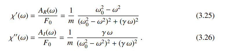 Solved Solving the damped, driven oscillator using Fourier | Chegg.com
