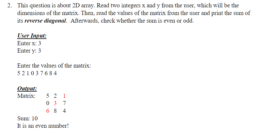 Solved Do it as much as simple you can in java program. give | Chegg.com